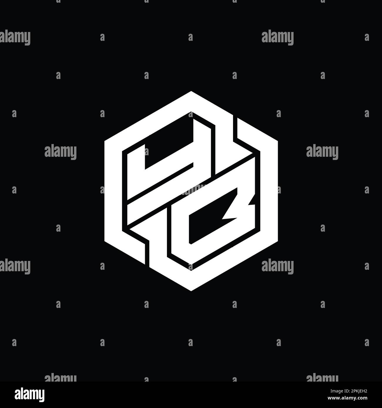 Yb gaming logo hi-res stock photography and images - Alamy