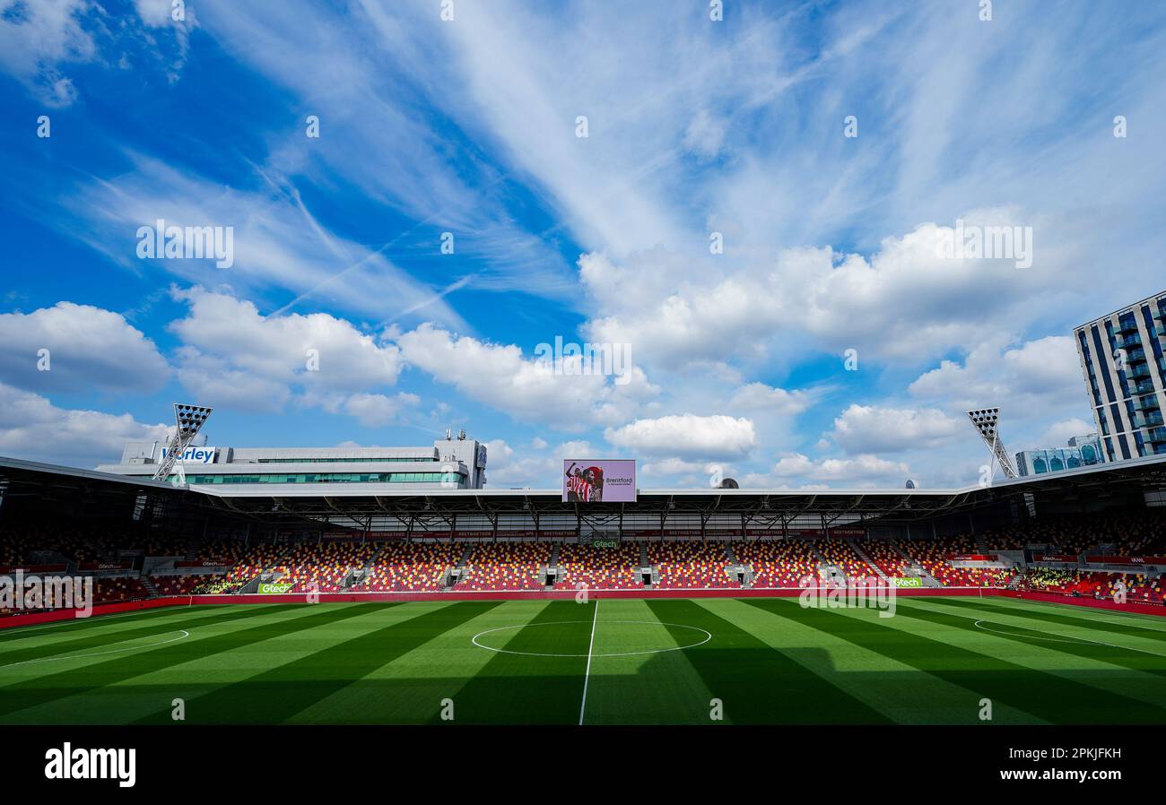 General view inside the stadium ahead of the Premier League match at ...