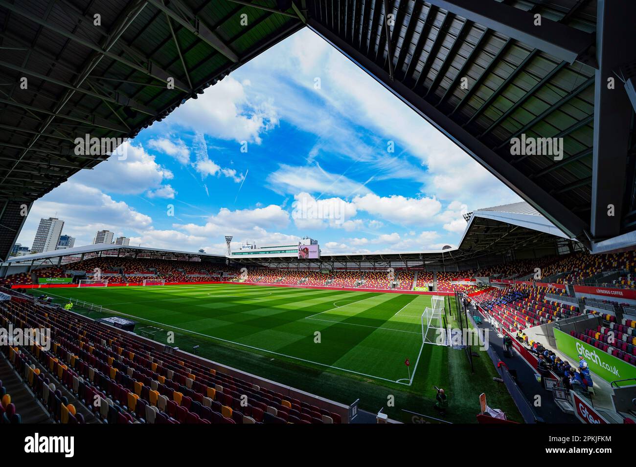 General view inside the stadium ahead of the Premier League match at ...
