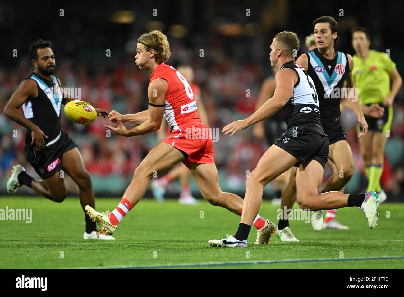 James Rowbottom of the Swans during the AFL Round 4 match between the ...