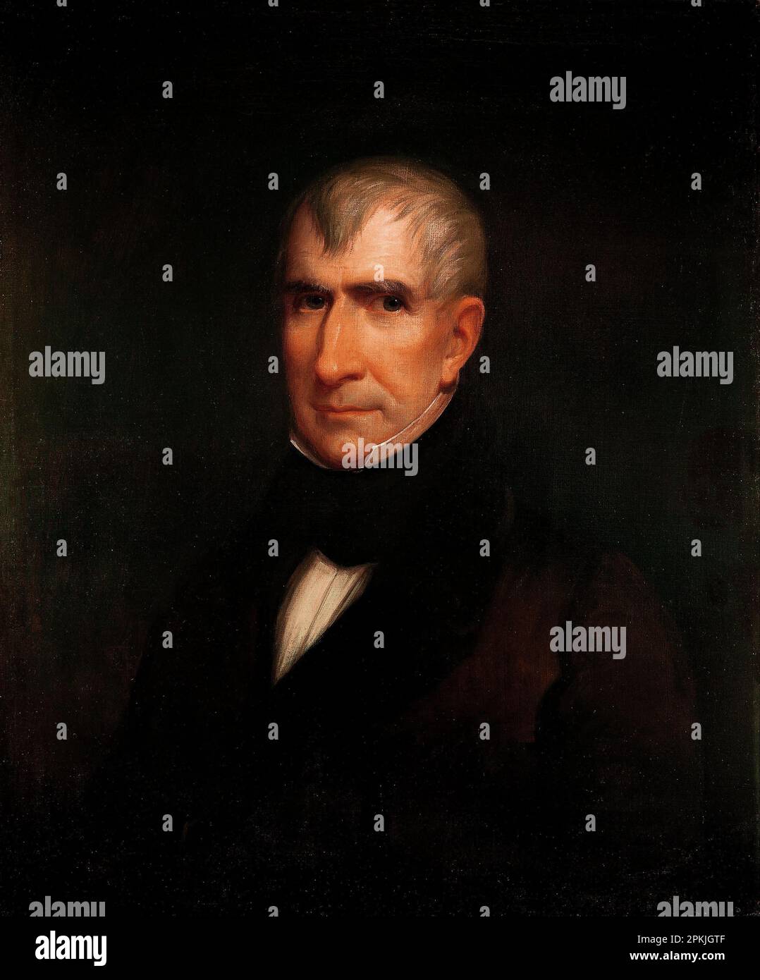 William Henry Harrison 1835 by James Reid Lambdin Stock Photo - Alamy