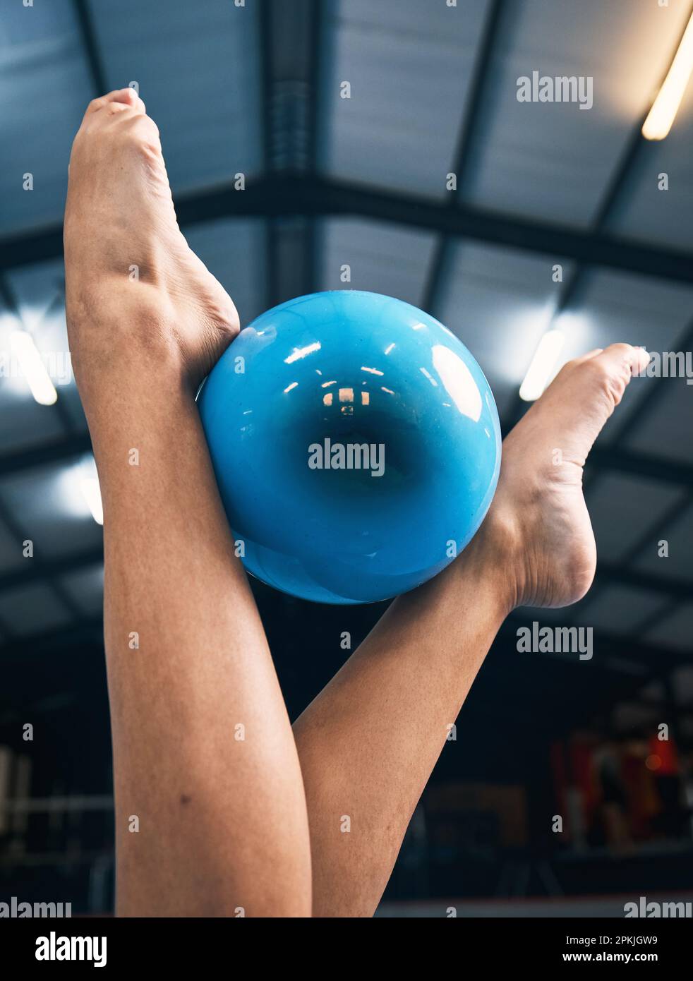Female gymnast feet hi-res stock photography and images - Alamy