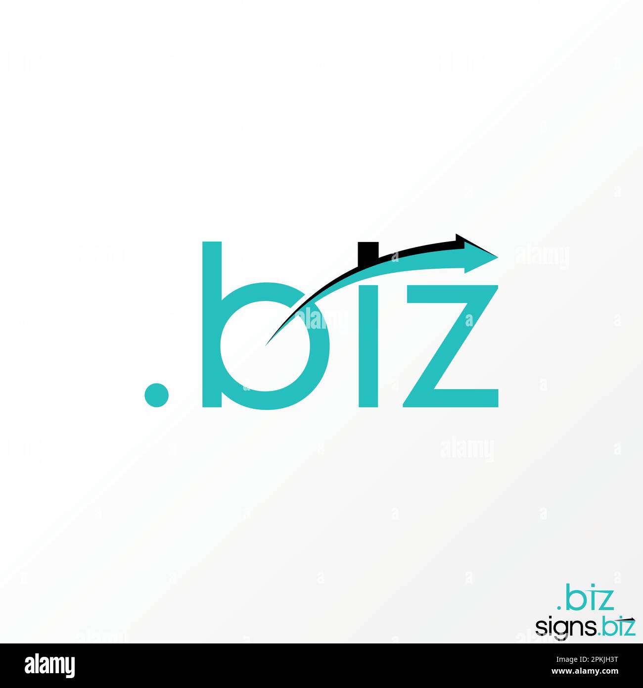 Logo design graphic concept creative abstract premium free vector stock letter BIZ font with ...