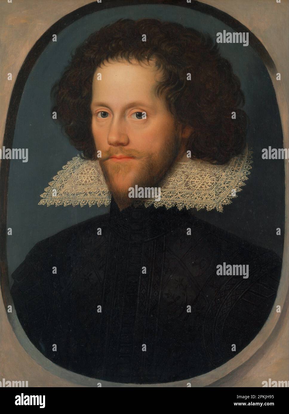 Sir William Pope circa 1615 by William Larkin Stock Photo - Alamy