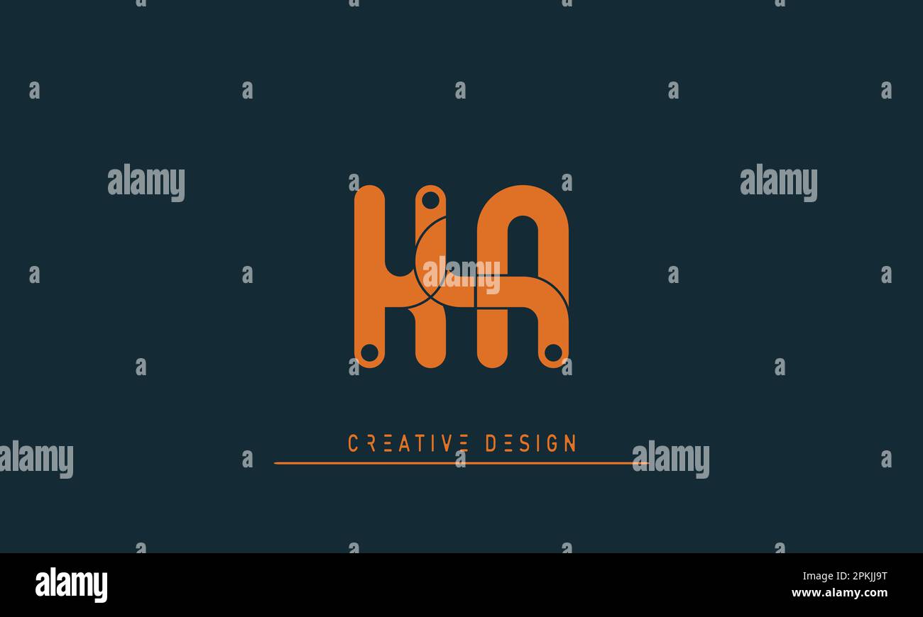 Alphabet letters Initials Monogram logo KA , AK Stock Vector Image ...