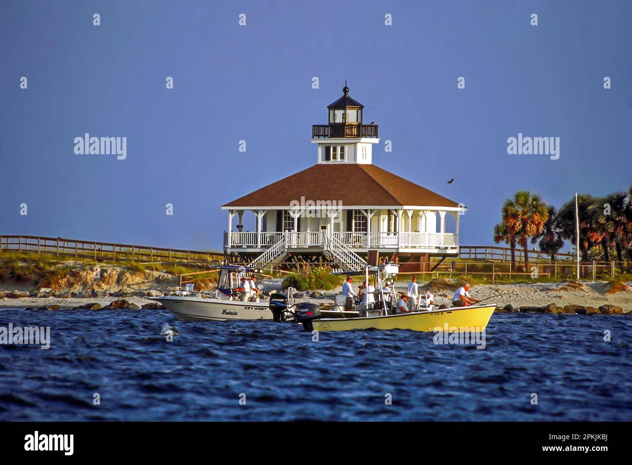 Boca Grande Lighthouse and Museum; beacon, 1890, historic structure ...