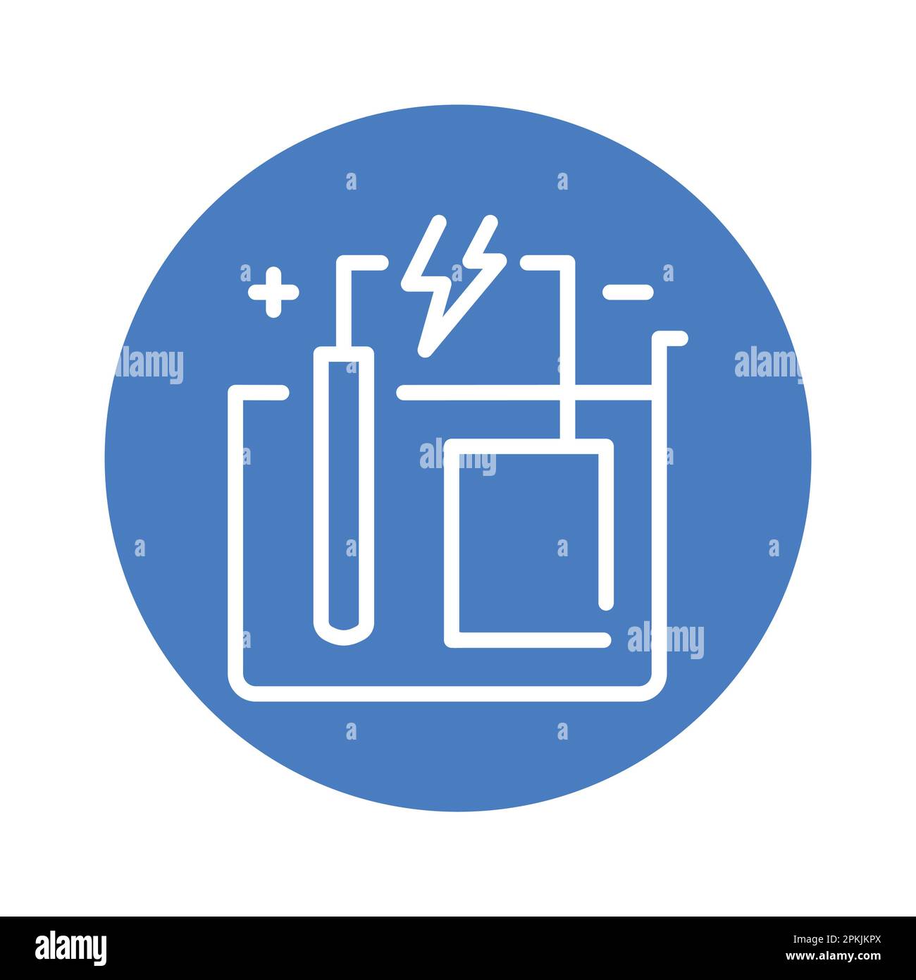 Galvanization olor line icon. Metal work. Pictogram for web page Stock ...