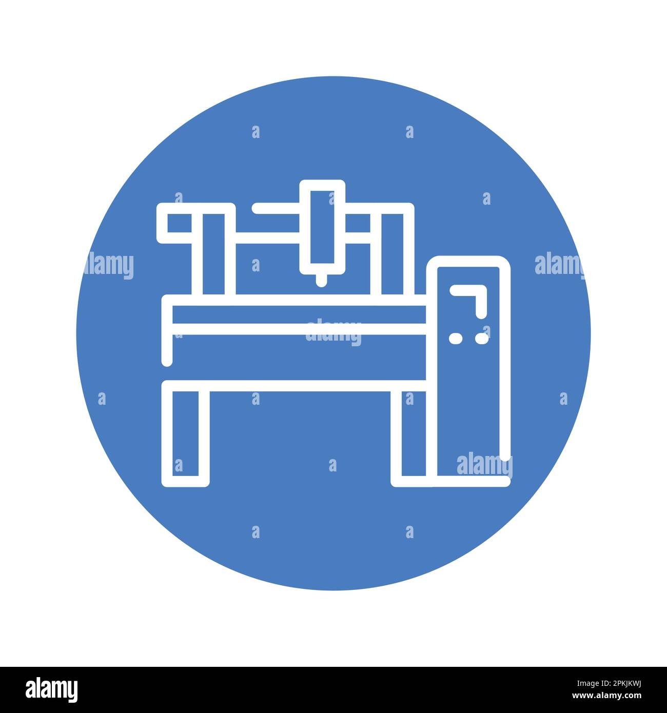 Plasma cutting machine Stock Vector Images - Alamy