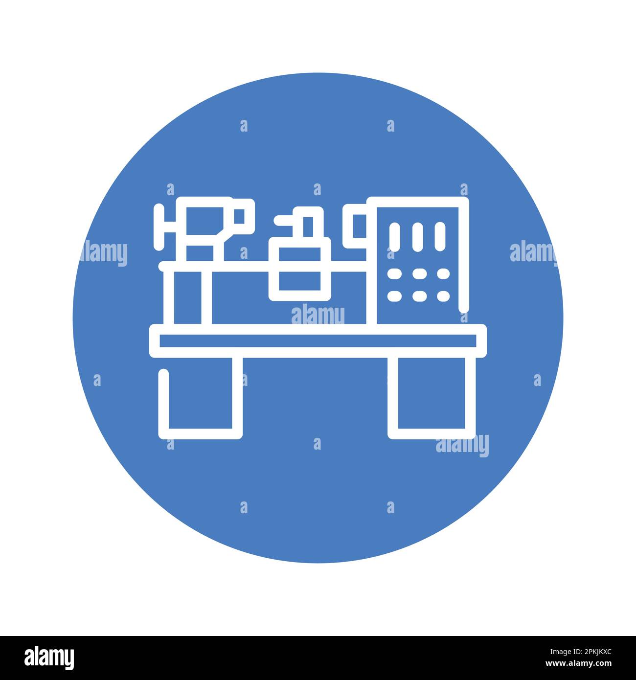 Black and white lathe Stock Vector Images - Alamy