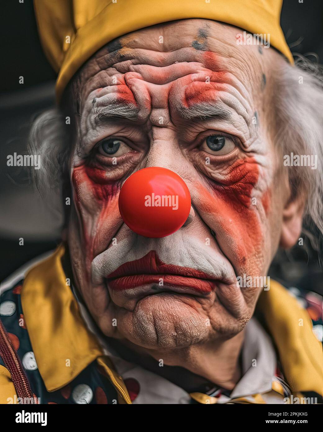 Sad clown clown circus emotion hi-res stock photography and images - Alamy