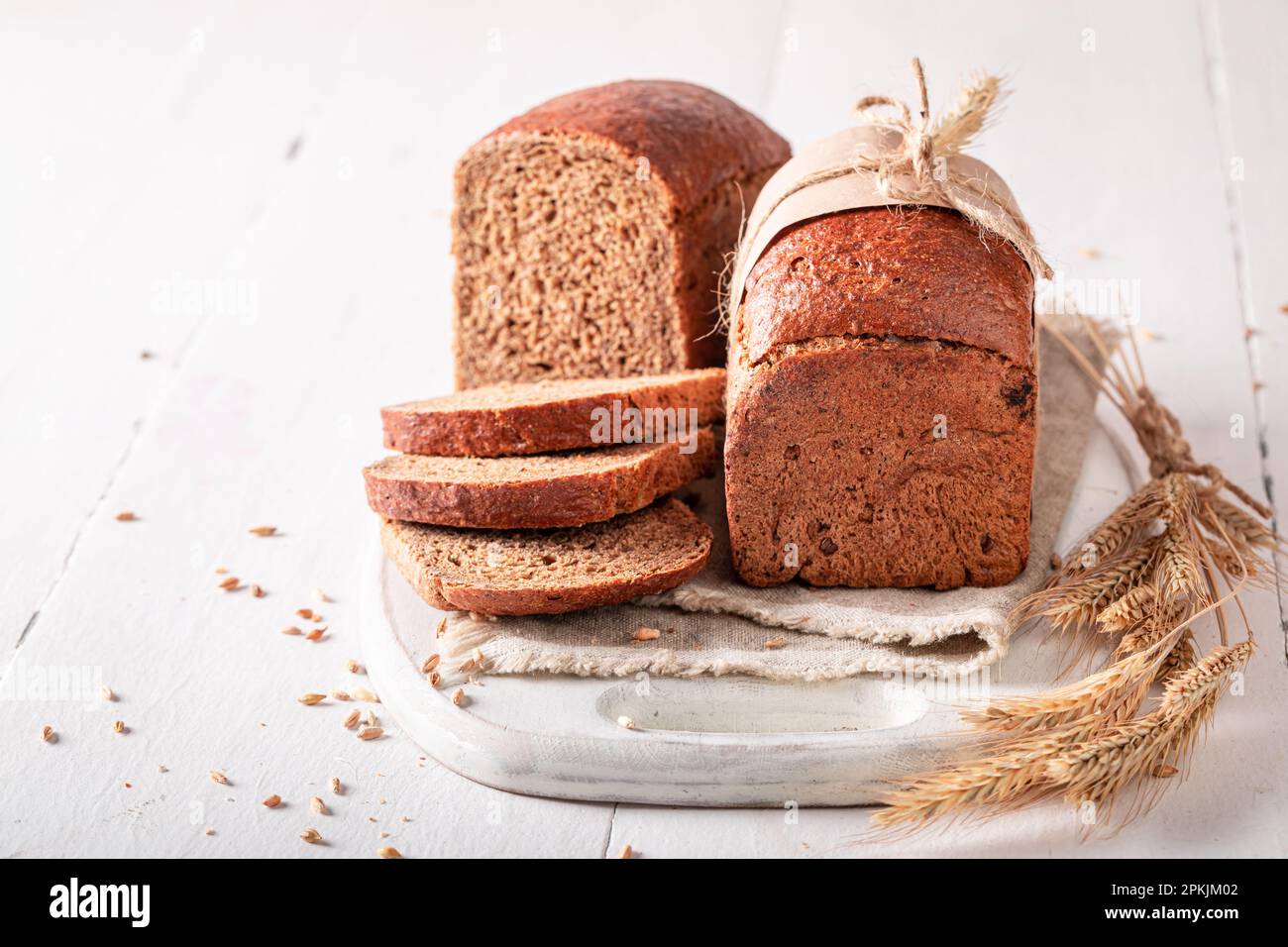 Healthy loaf of breads for a healthy and balanced diet. Organic ...