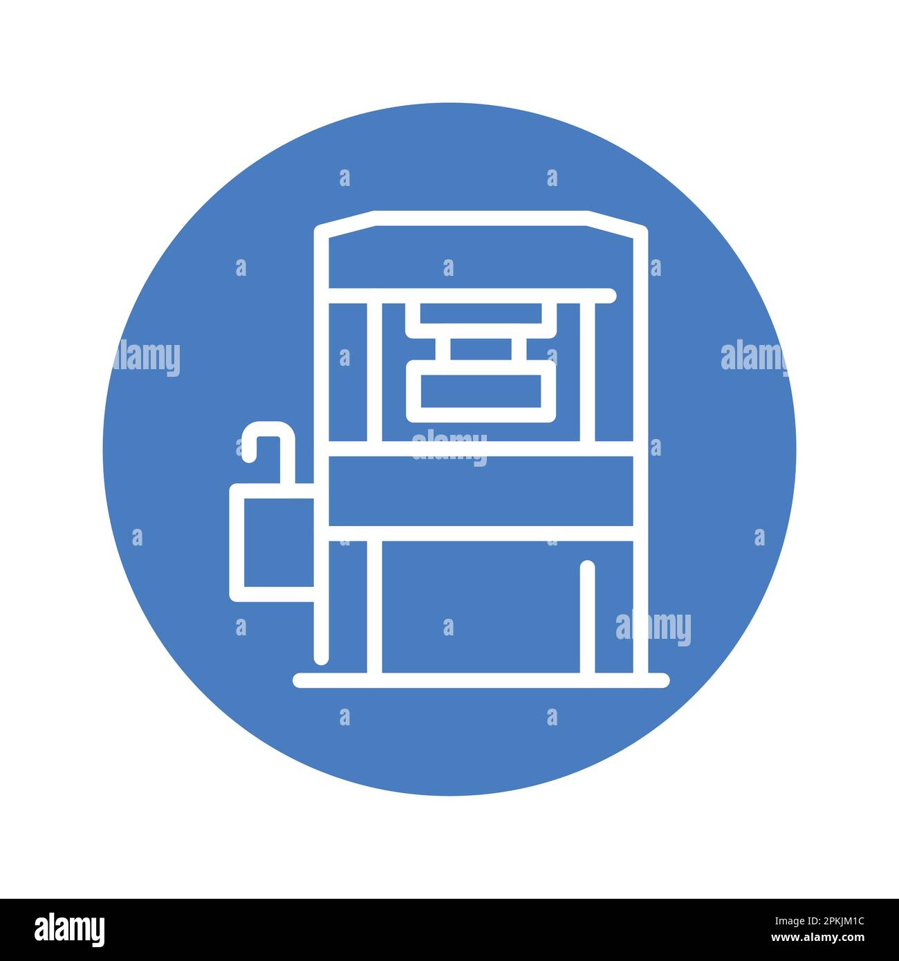 Welding machine olor line icon. Metal work. Pictogram for web page ...