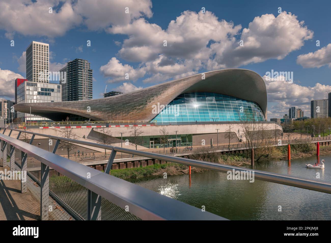 The London Aquatics Centre is an indoor facility with two 50-metre ...