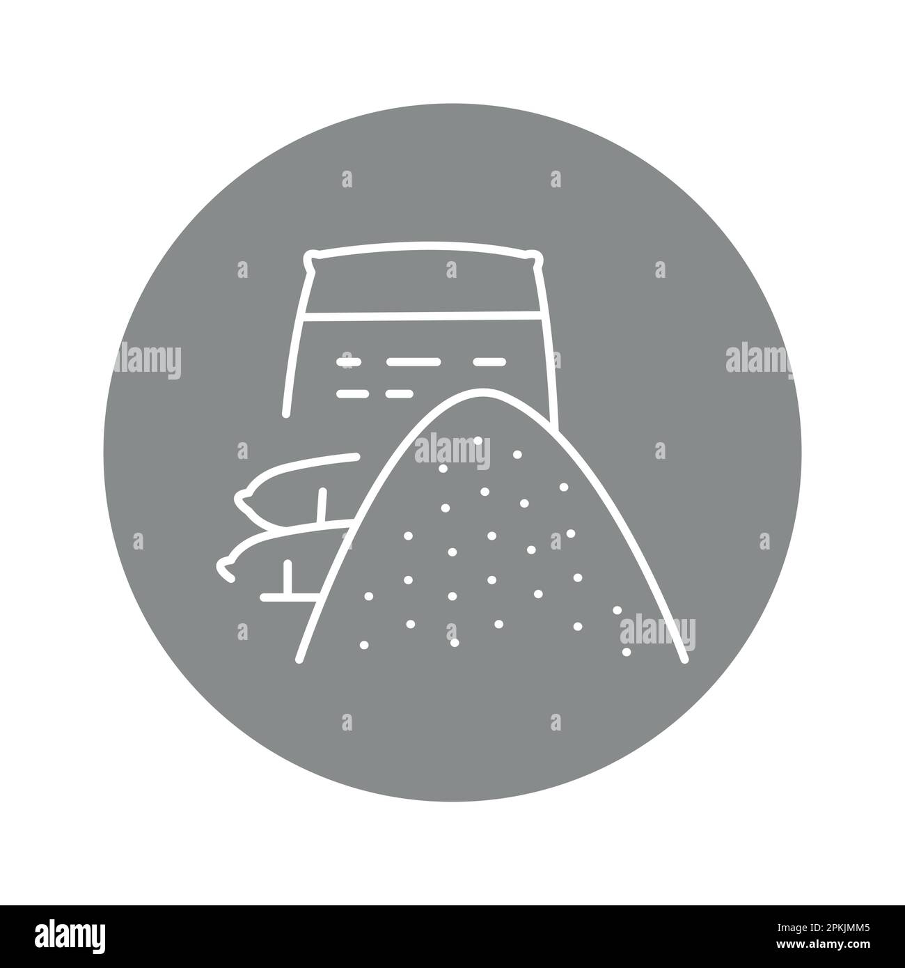 Road concrete olor line icon. Road construction. Pictogram for web page ...