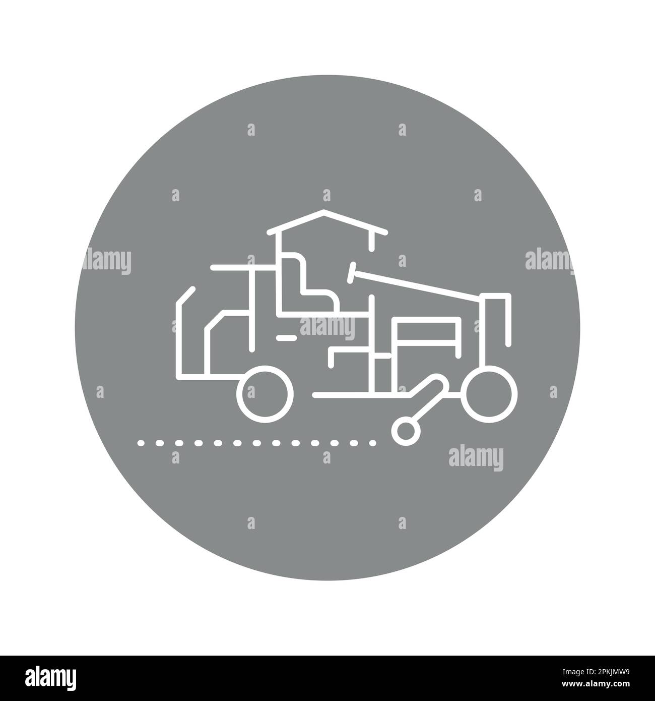 Road marking olor line icon. Road construction. Pictogram for web page ...