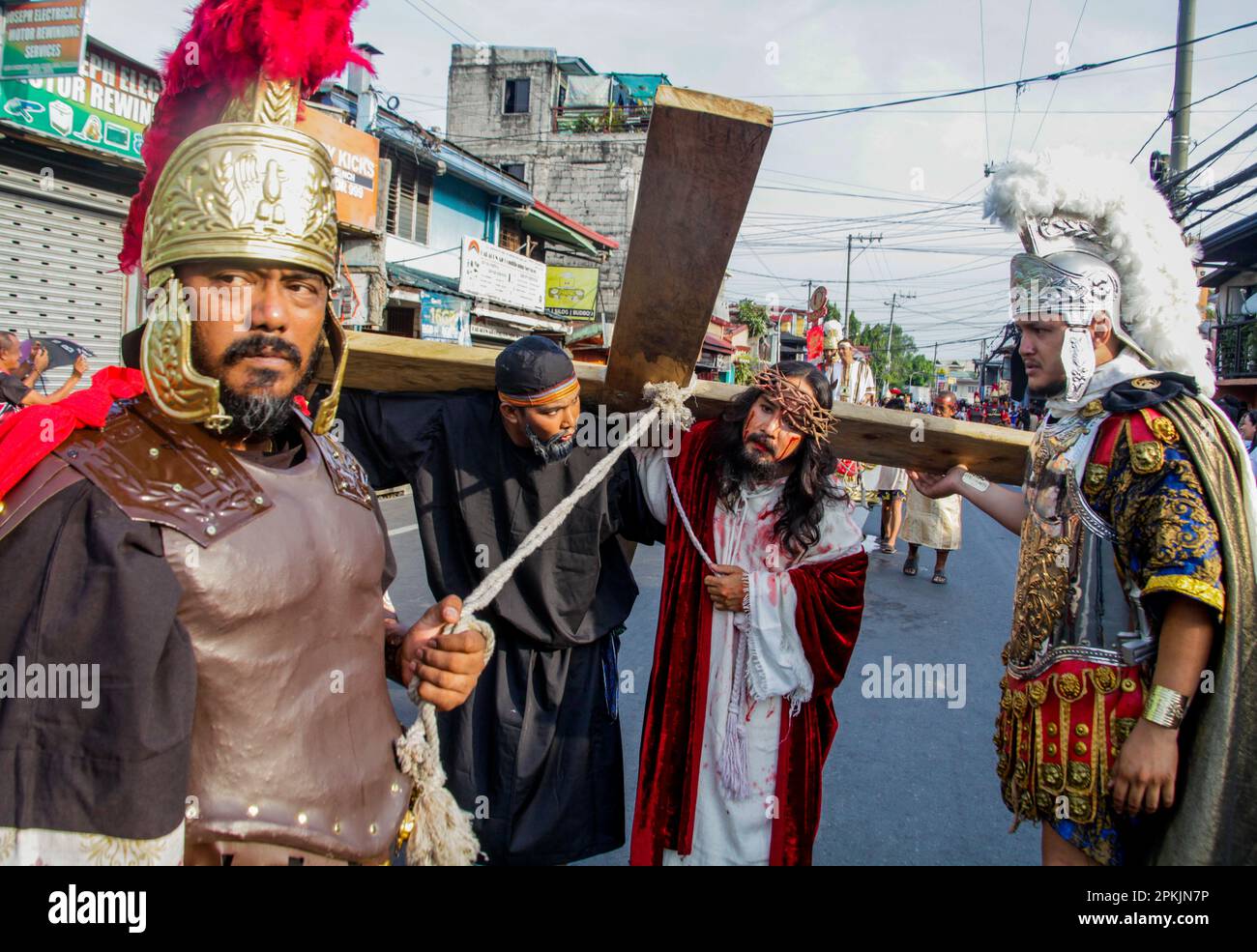 Cainta, Philippines. 07th Apr, 2023. Lenten Parade is a street event on ...