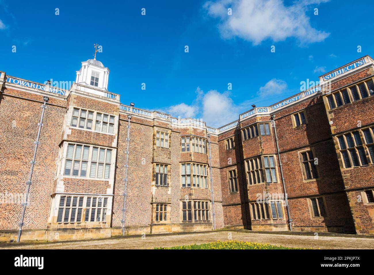 The Tudor house at Temple Newsam in Leeds, West Yorkshire, England, UK ...