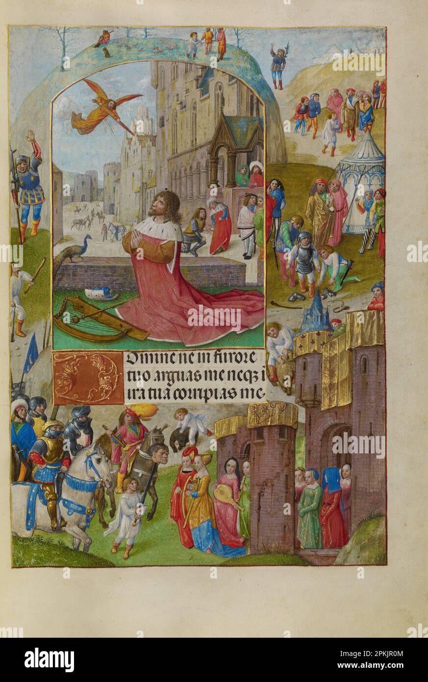 David in Prayer about 1510 - 1520 by Master of the Lubeck Bible Stock ...
