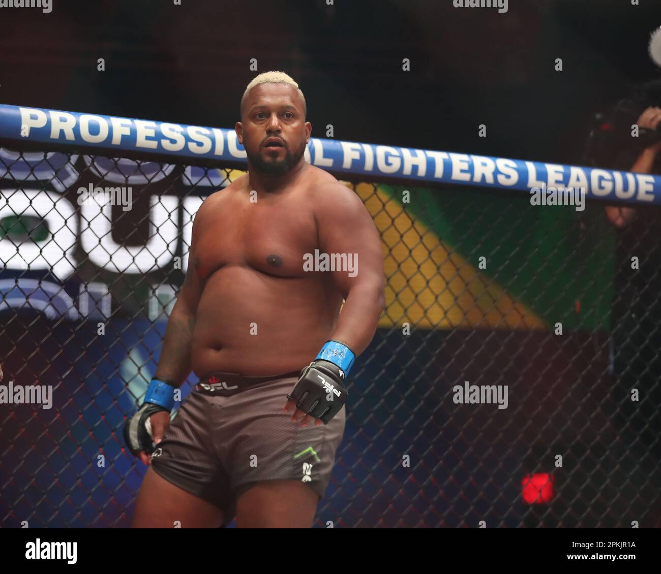 LAS VEGAS, NEVADA - APRIL 7: Danilo Marques and Yorgan De Castro meet ...