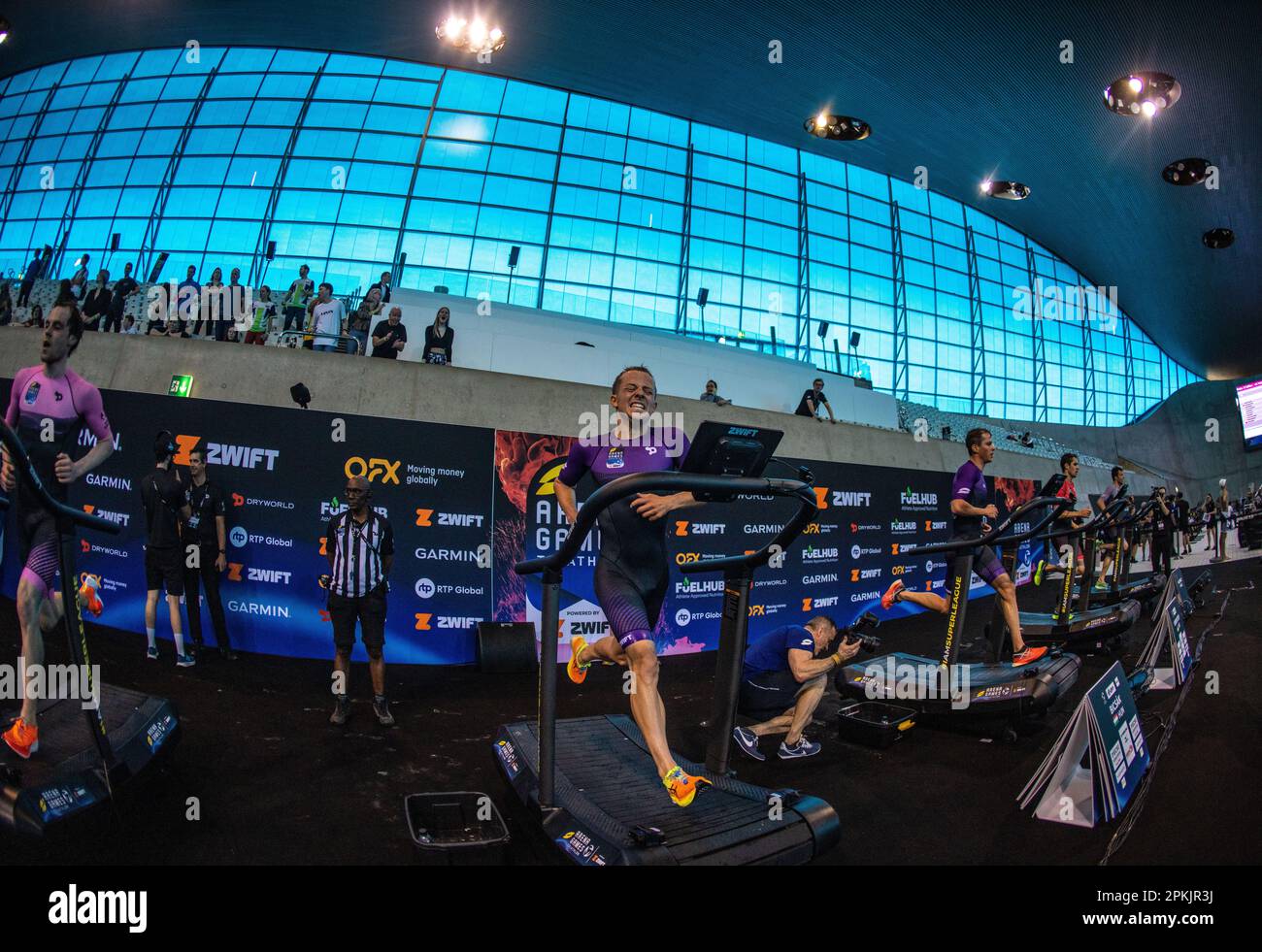 Great Britain’s Daniel Dixon in action during the Men’s repechage 1 ...