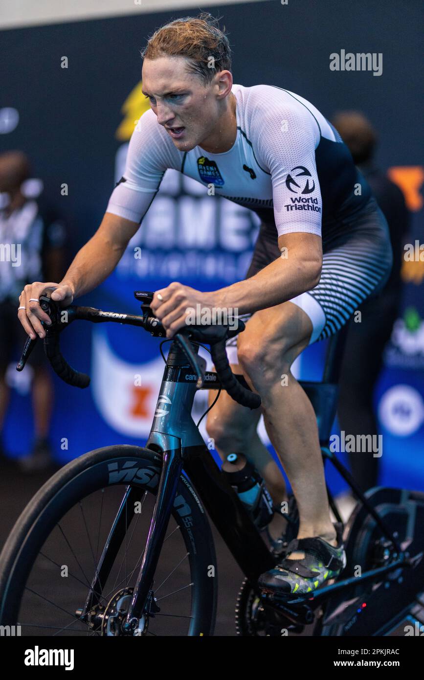 Great Britain’s Jack Stanton-Stock in action during Men’s repechage 2 ...
