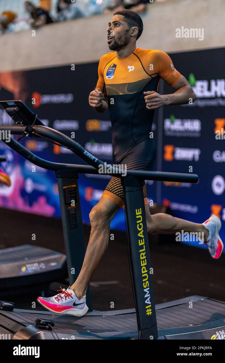 France’s Aurelien Raphael in action during Men’s repechage 2 during the ...