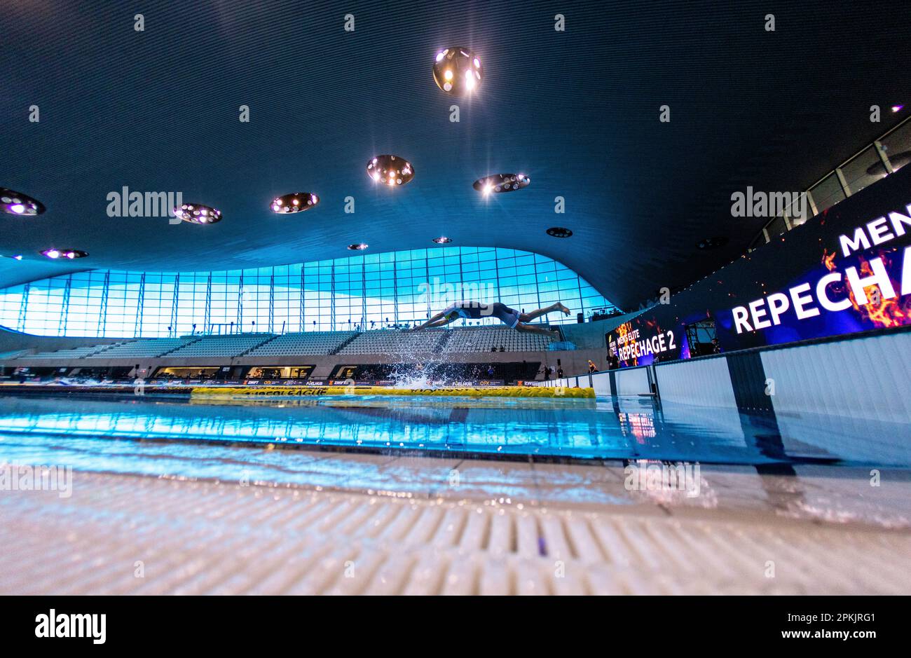 Great Britain’s Jack Stanton-Stock in action during Men’s repechage 2 ...