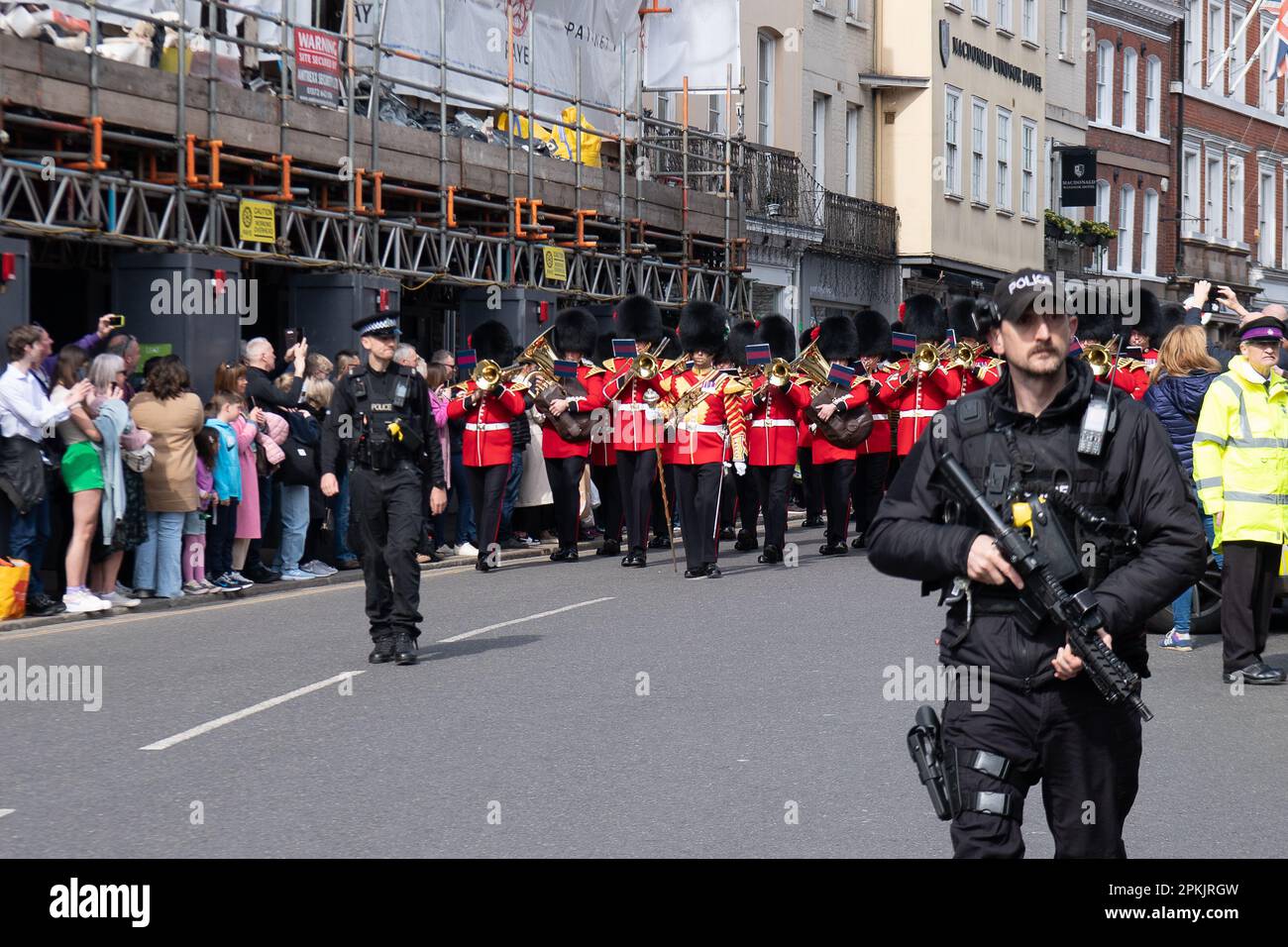 Windsor, Berkshire, UK. 8th April, 2023. It was a very busy day today ...