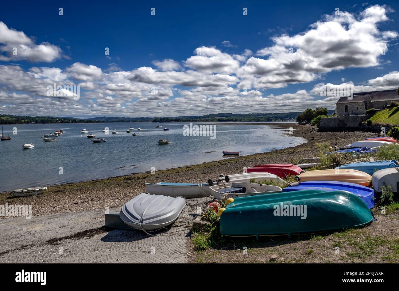 Coast and Harbor Of Finistere Village Landevennec In Nature Park ...