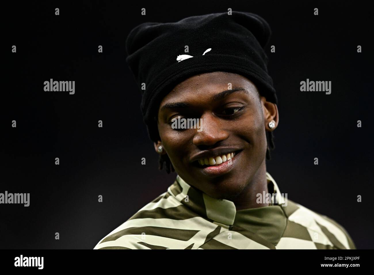 Rafael leao of ac milan smiles hi-res stock photography and images - Alamy