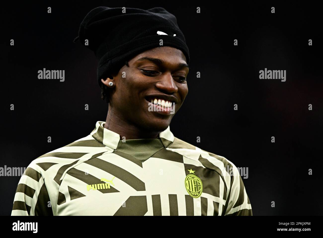 Rafael leao of ac milan smiles hi-res stock photography and images - Alamy