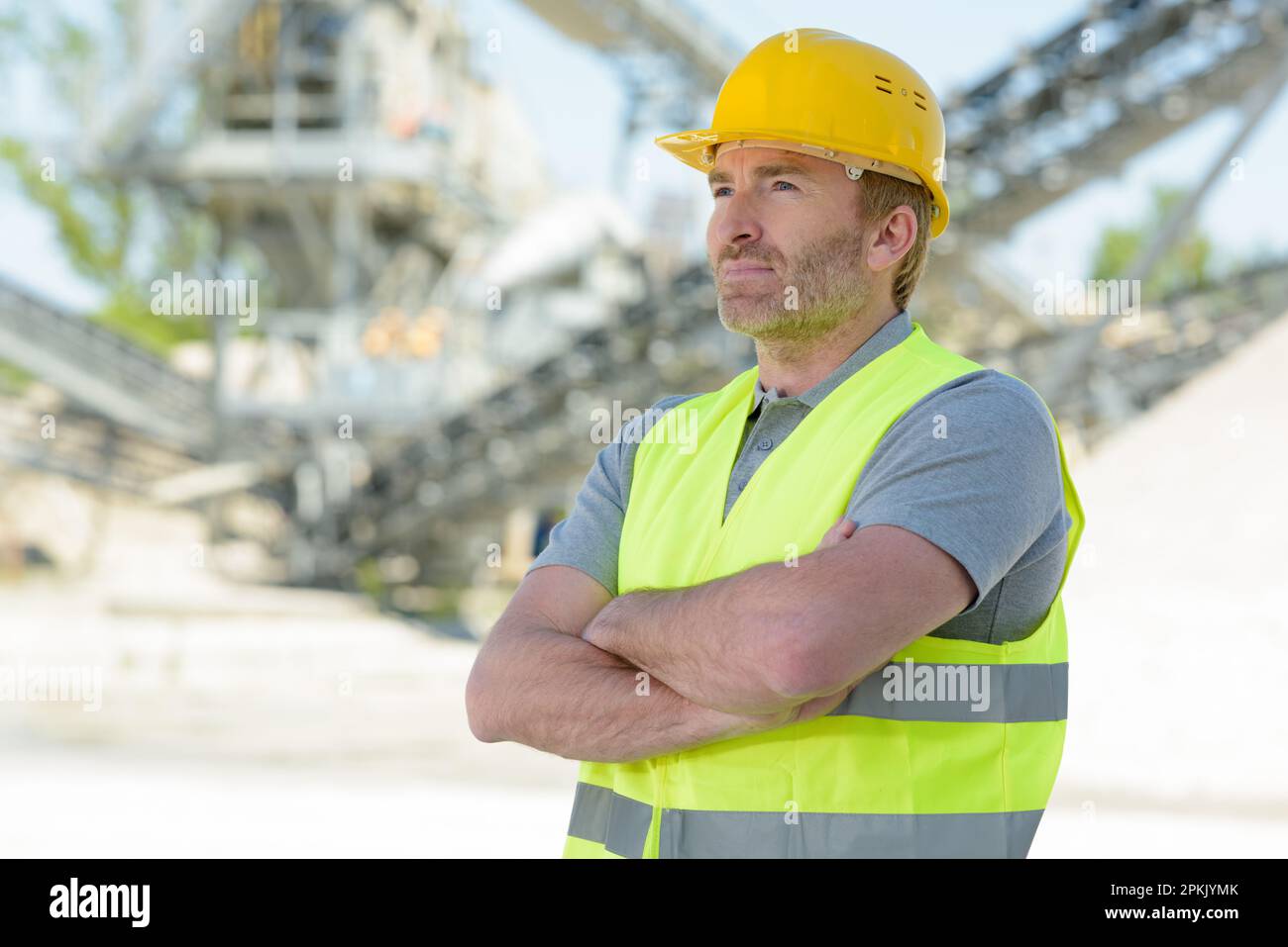 engineering man wearing hard hat at natural gas facility Stock Photo ...