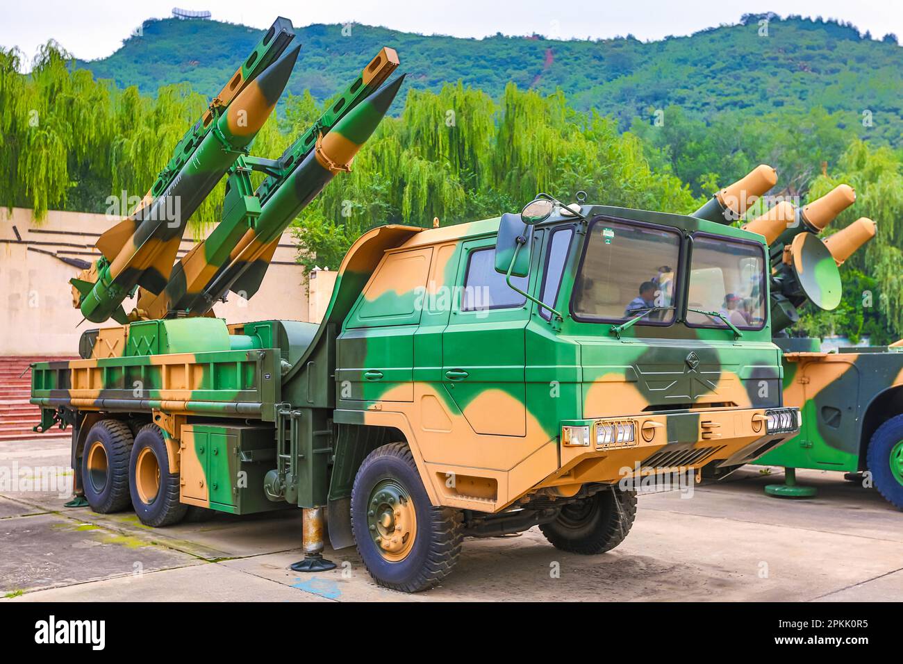 Anti-aircraft system at the Military Aviation Museum of China, Beijing Stock Photo - Alamy