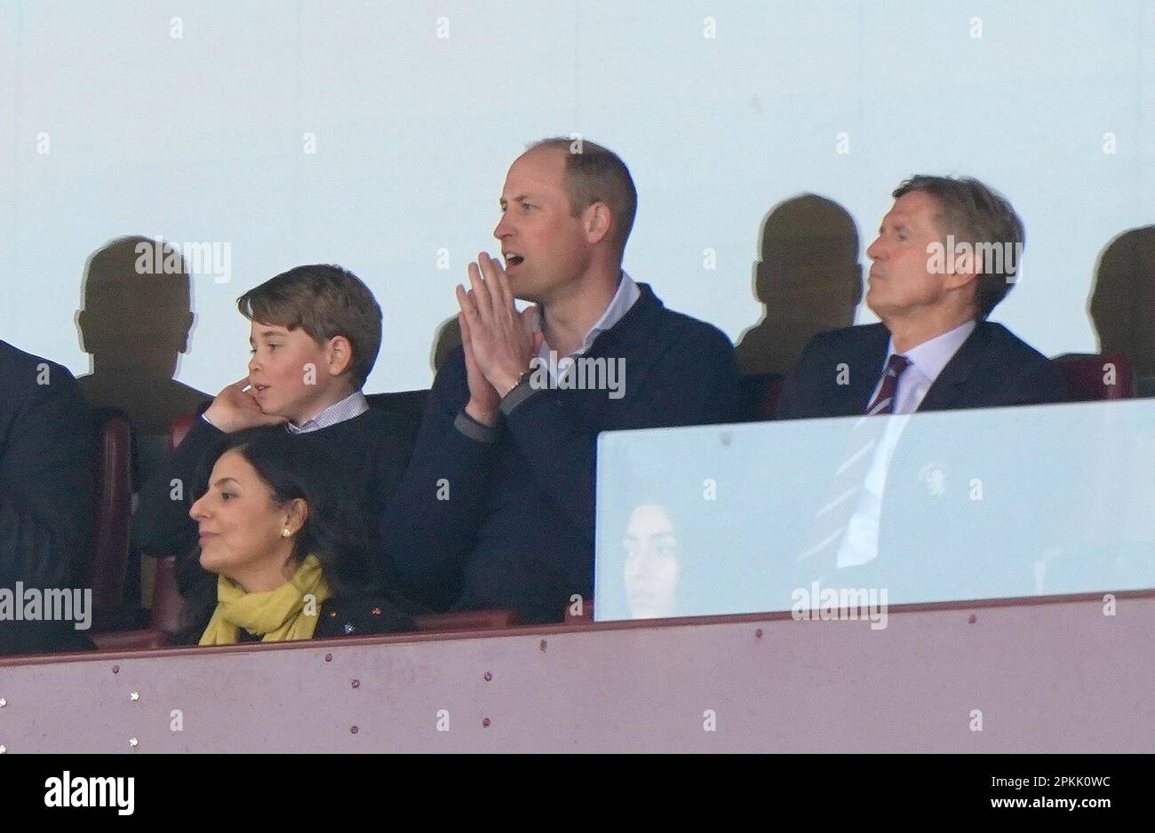 The Prince of Wales with Prince George of Wales and Aston Villa chief ...