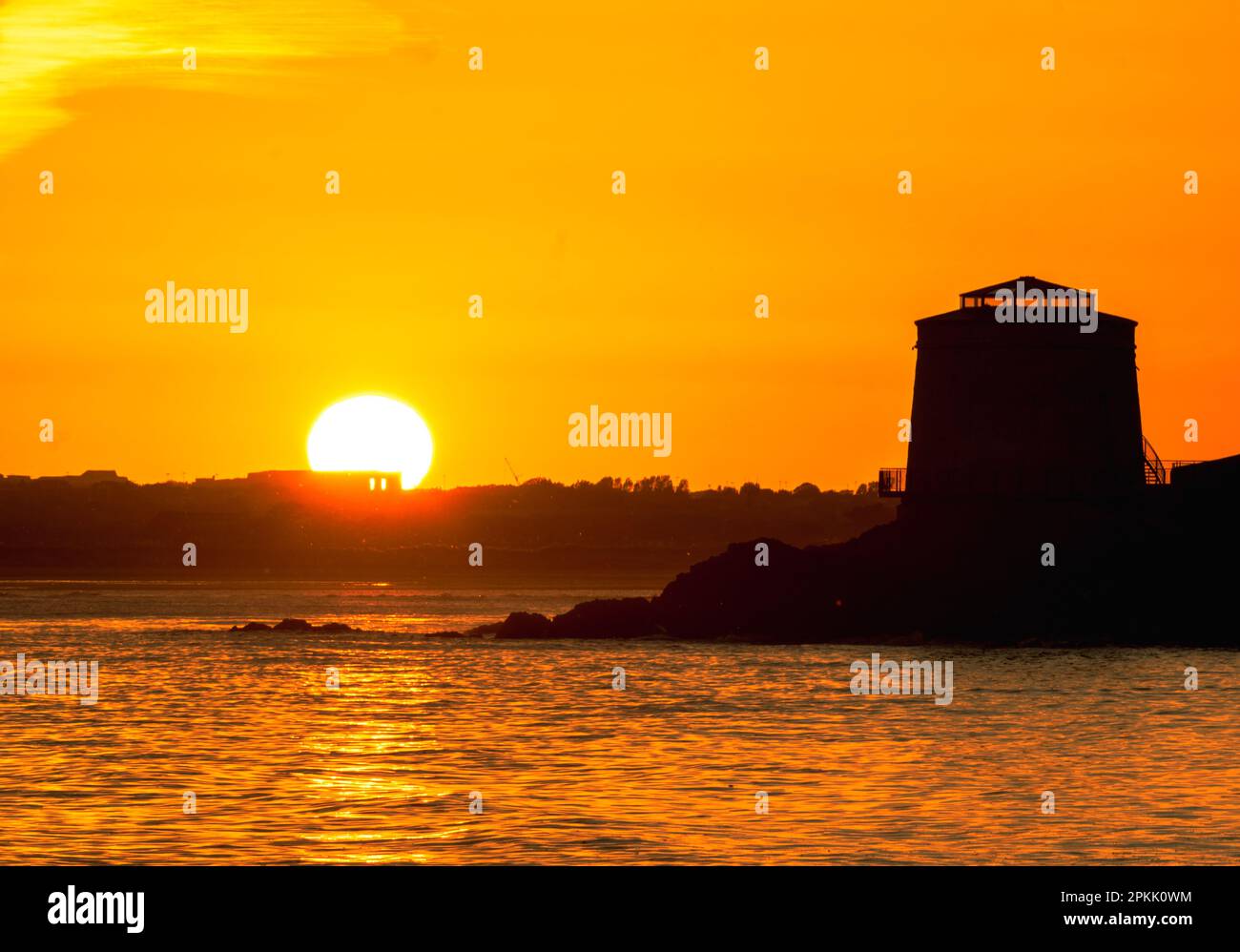 Martello tower sunset hi-res stock photography and images - Alamy