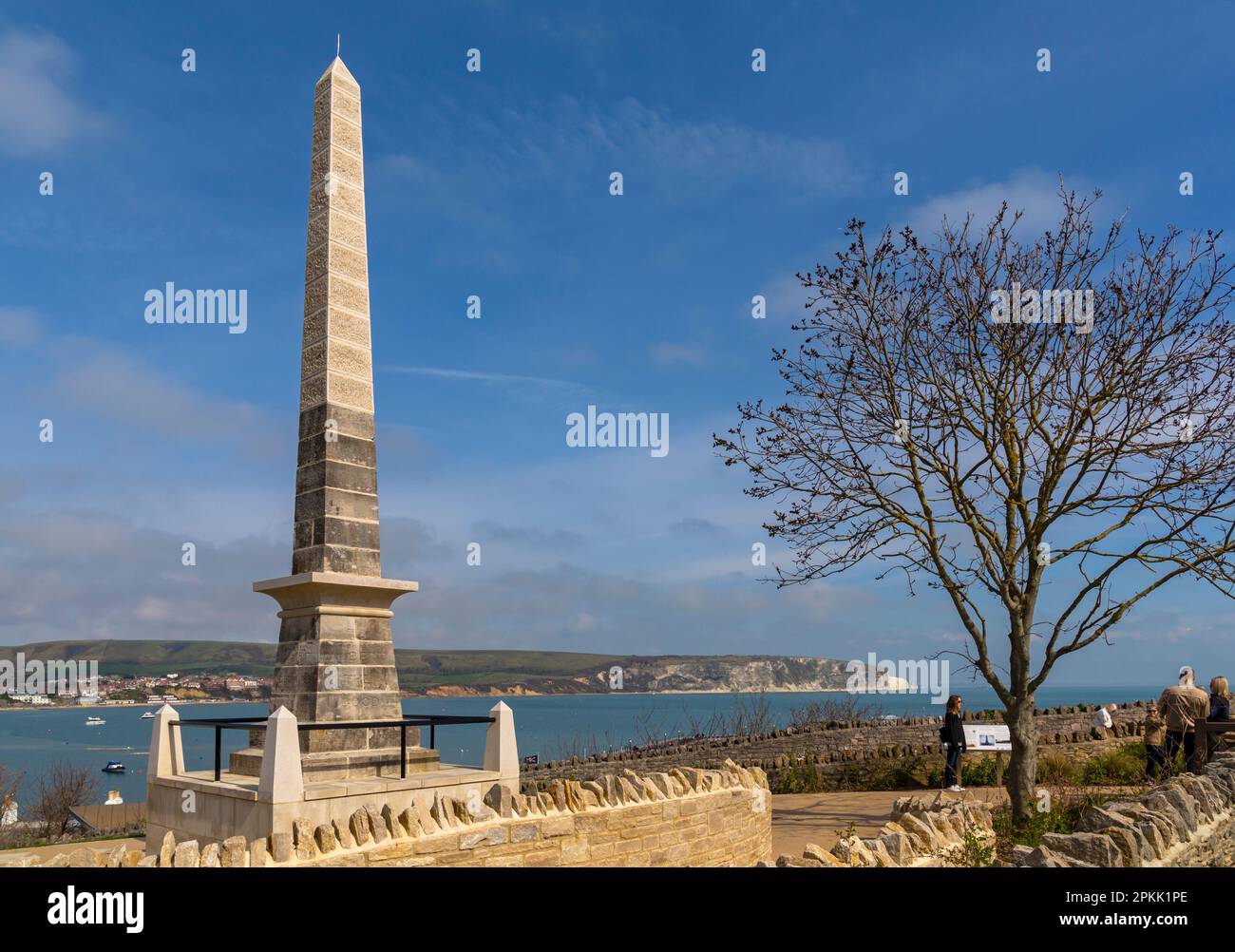 Swanage, Dorset UK. 8th April 2023. Prince Albert Memorial at Prince ...