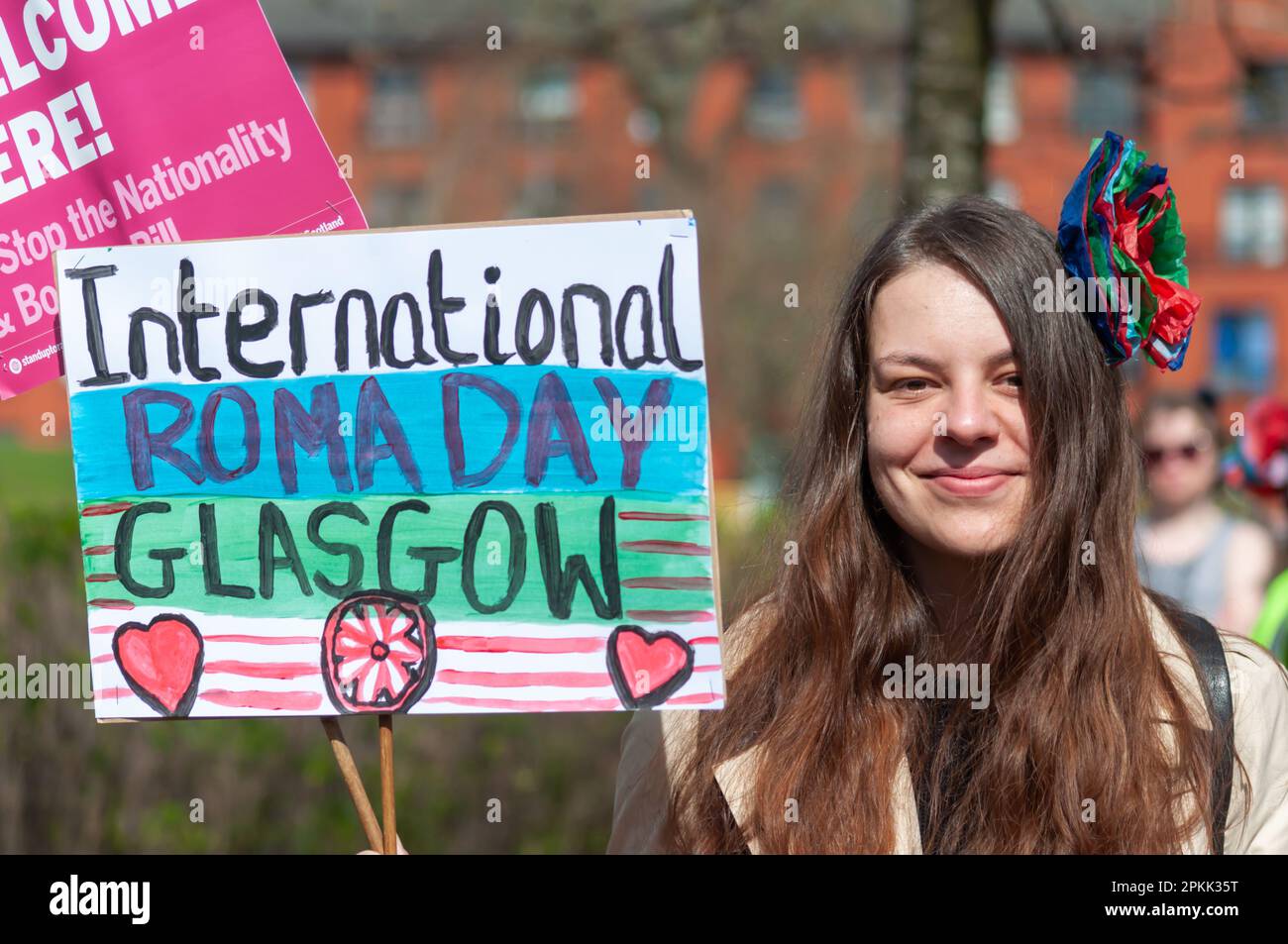 Glasgow, Scotland, UK. 8th April, 2023: The annual International Roma ...