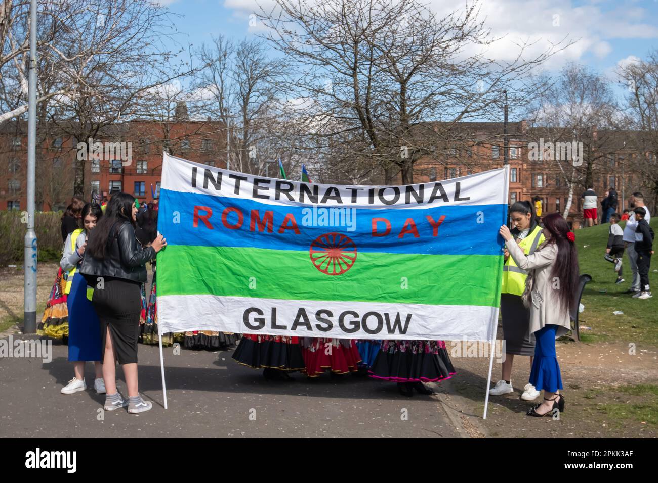 Glasgow, Scotland, UK. 8th April, 2023: The annual International Roma ...