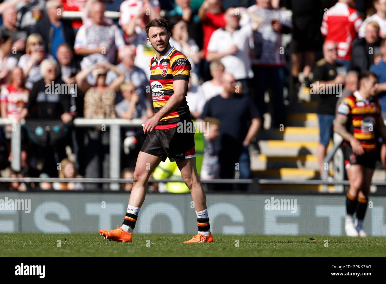 Salford Red Devils Ryan Brierley is sin binned during the Super League ...