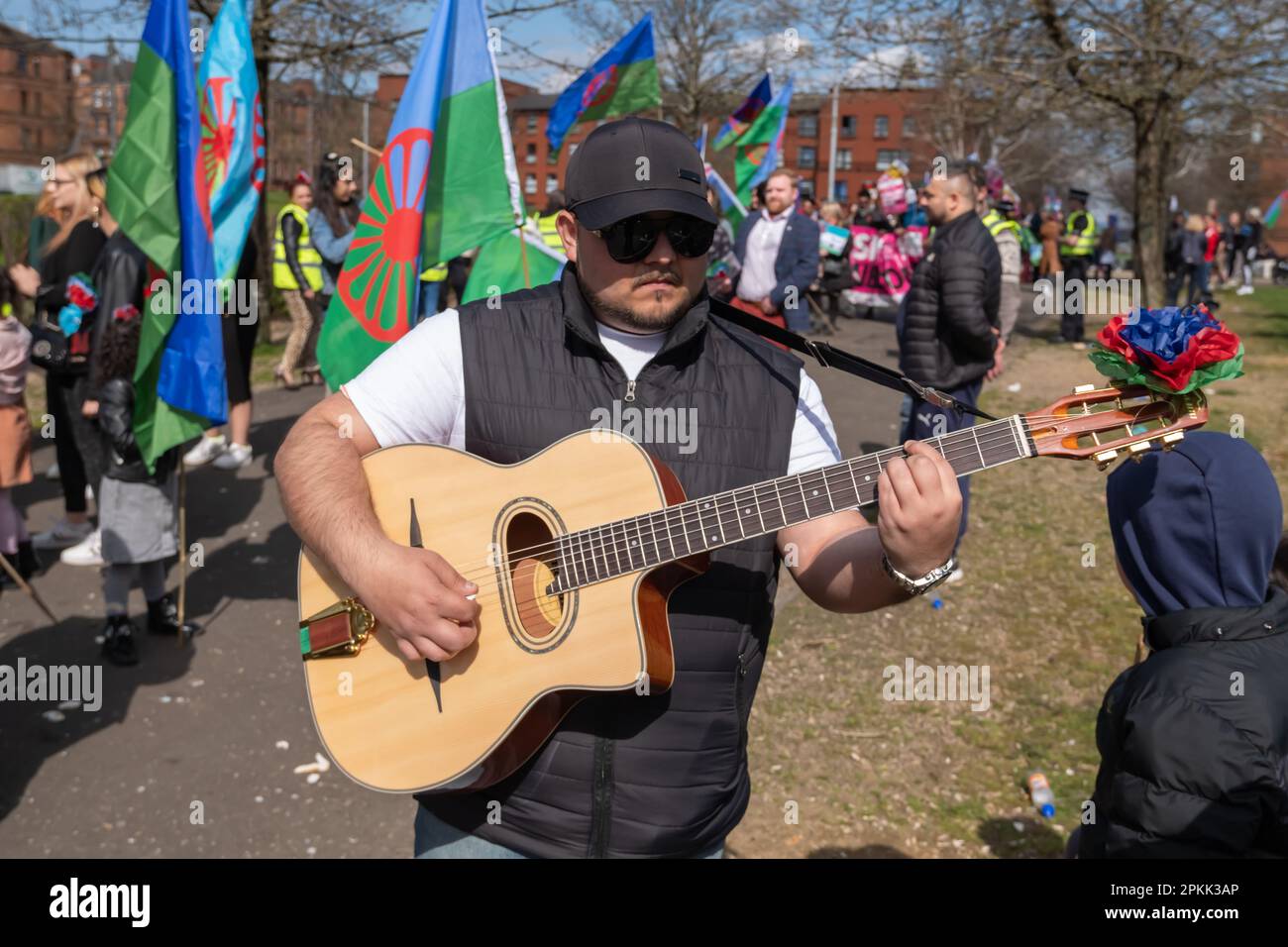 Glasgow, Scotland, UK. 8th April, 2023: The annual International Roma ...