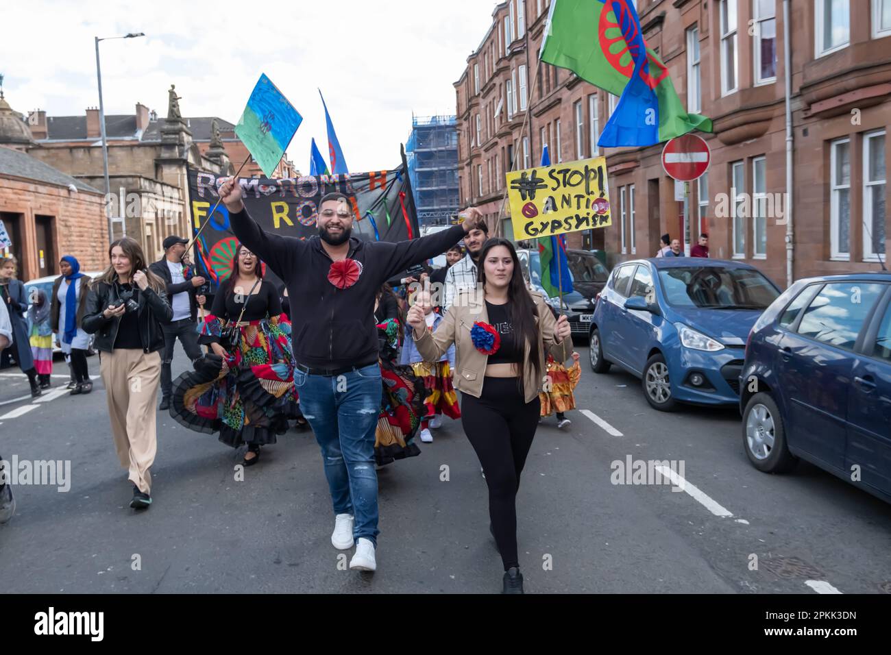 Glasgow, Scotland, UK. 8th April, 2023: The annual International Roma ...
