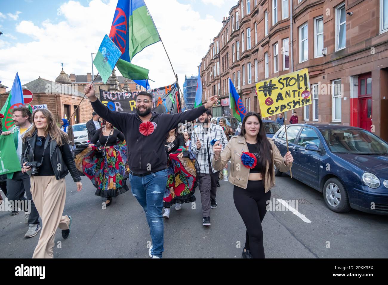 Glasgow, Scotland, UK. 8th April, 2023: The annual International Roma ...