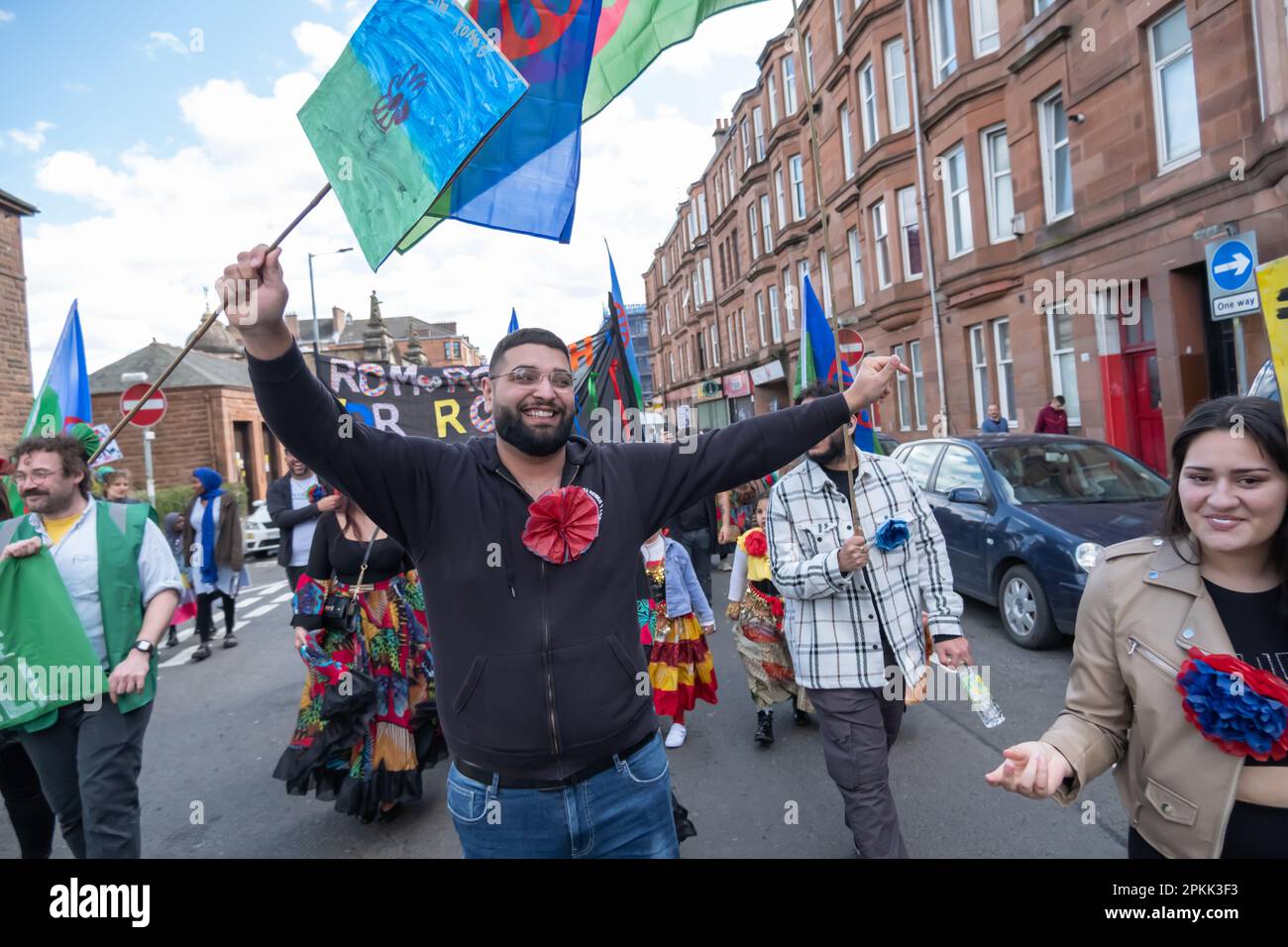 Glasgow, Scotland, UK. 8th April, 2023: The annual International Roma ...