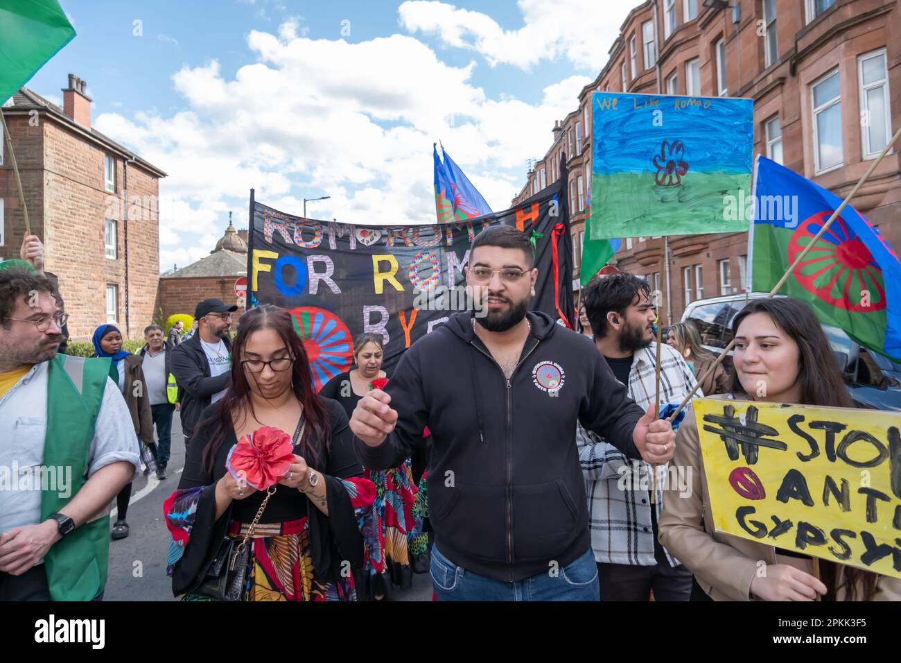 Glasgow, Scotland, UK. 8th April, 2023: The annual International Roma ...