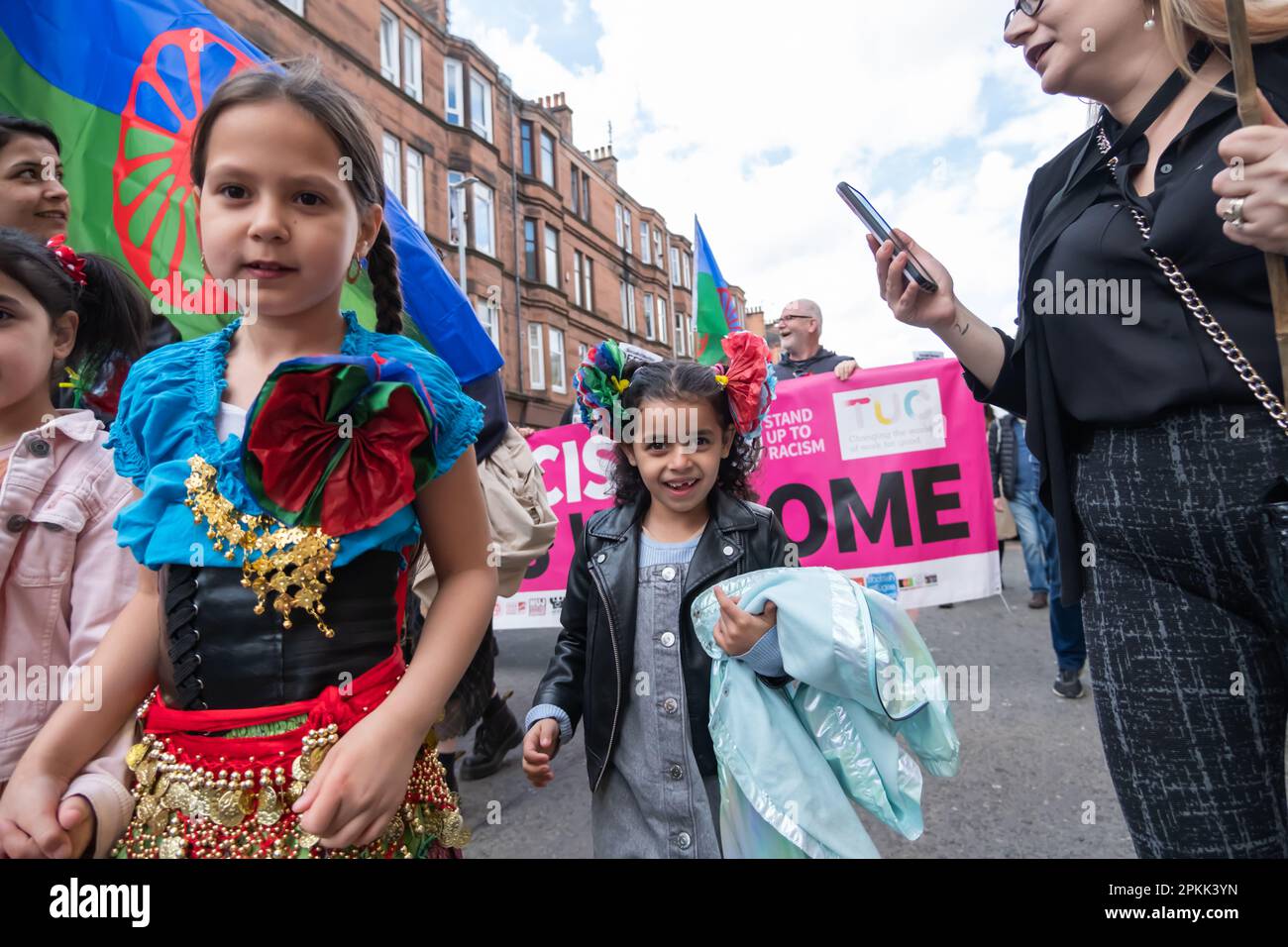 Glasgow, Scotland, UK. 8th April, 2023: The annual International Roma ...
