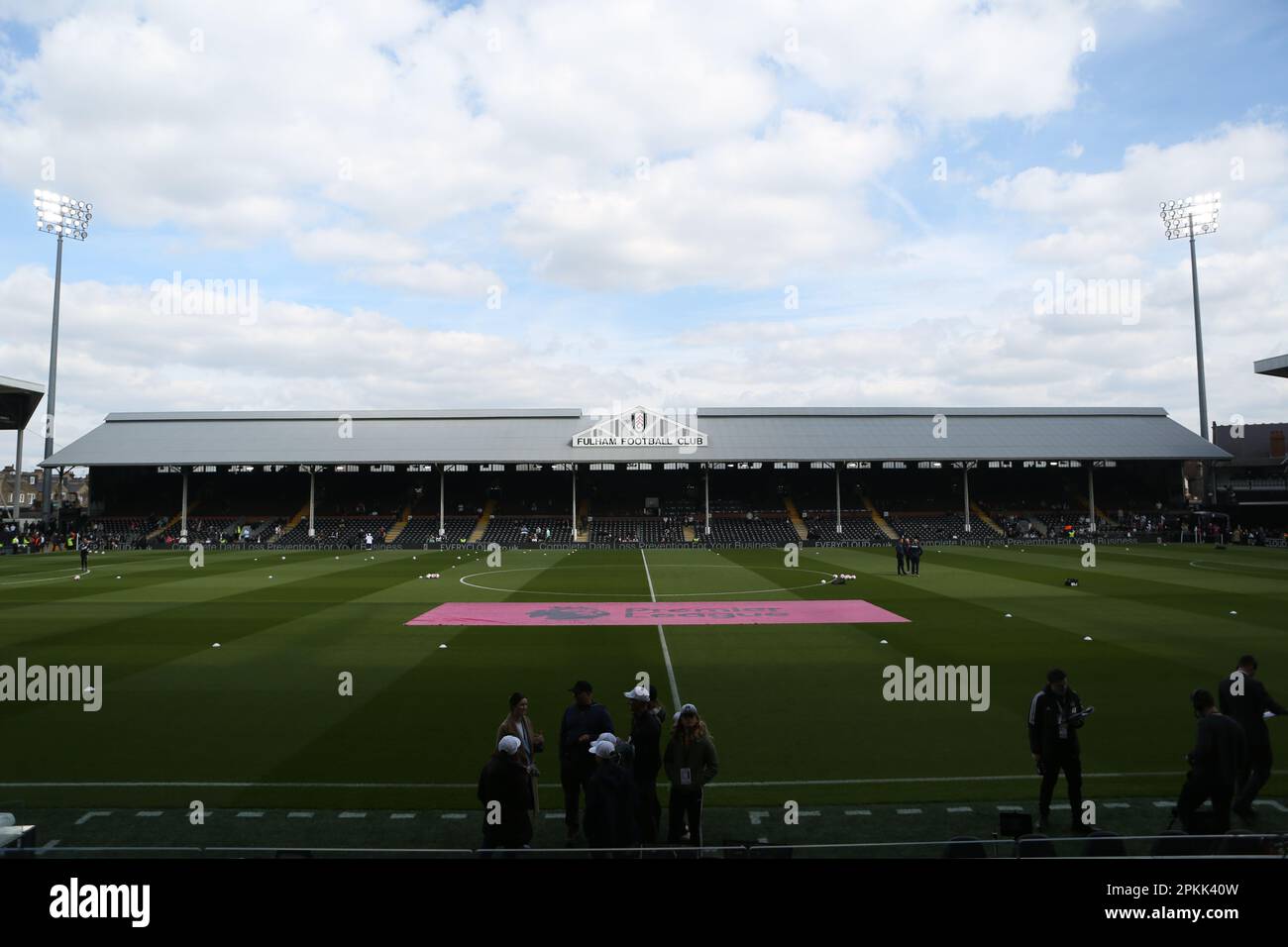 London, UK. 08th Apr, 2023. Johnny Haynes stand view during the Premier ...