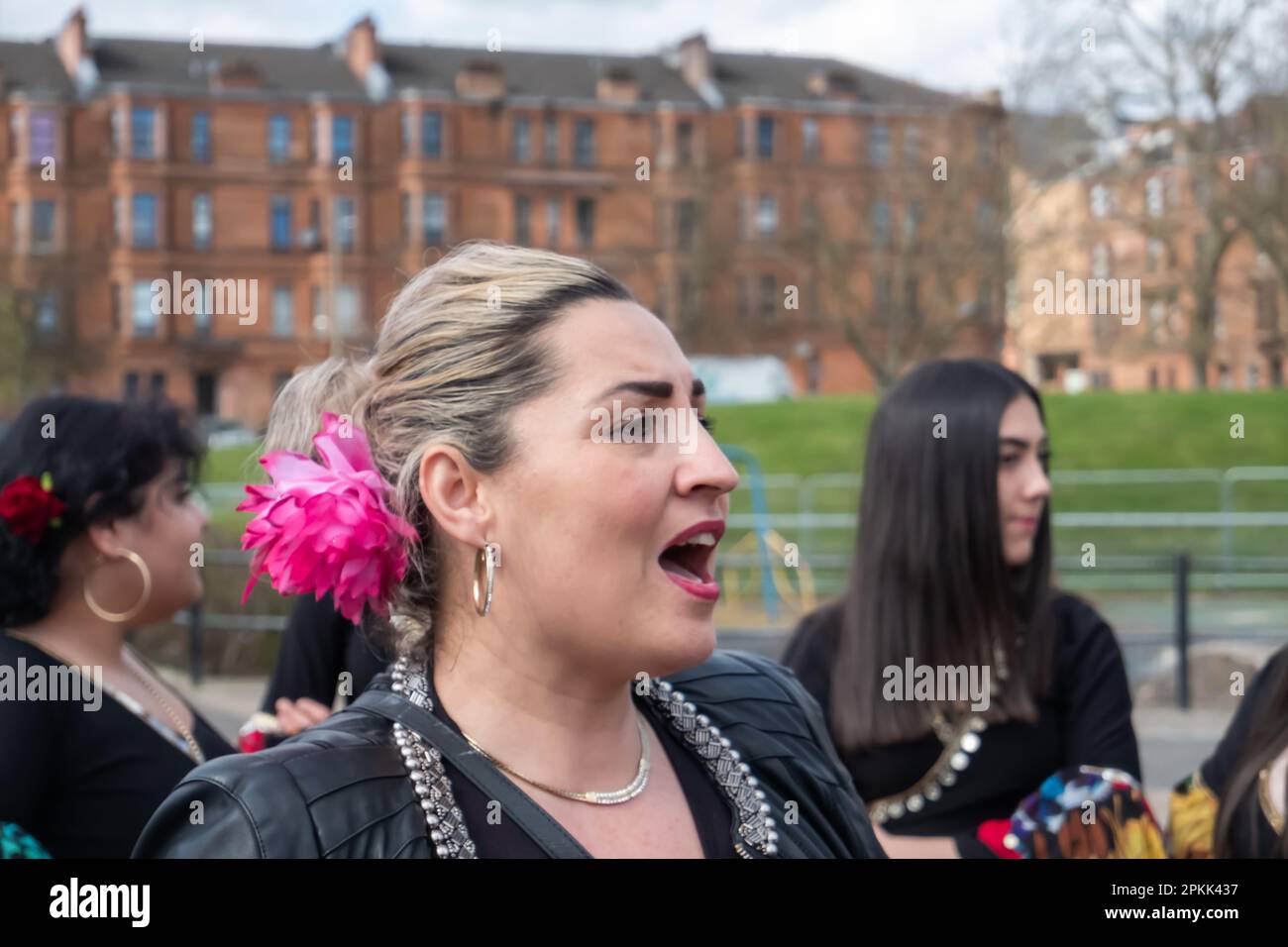 Glasgow, Scotland, UK. 8th April, 2023: The annual International Roma ...