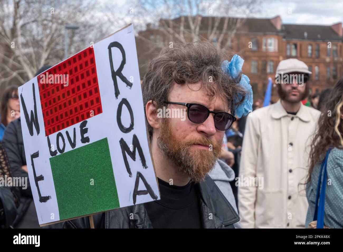 Glasgow, Scotland, UK. 8th April, 2023: The annual International Roma ...
