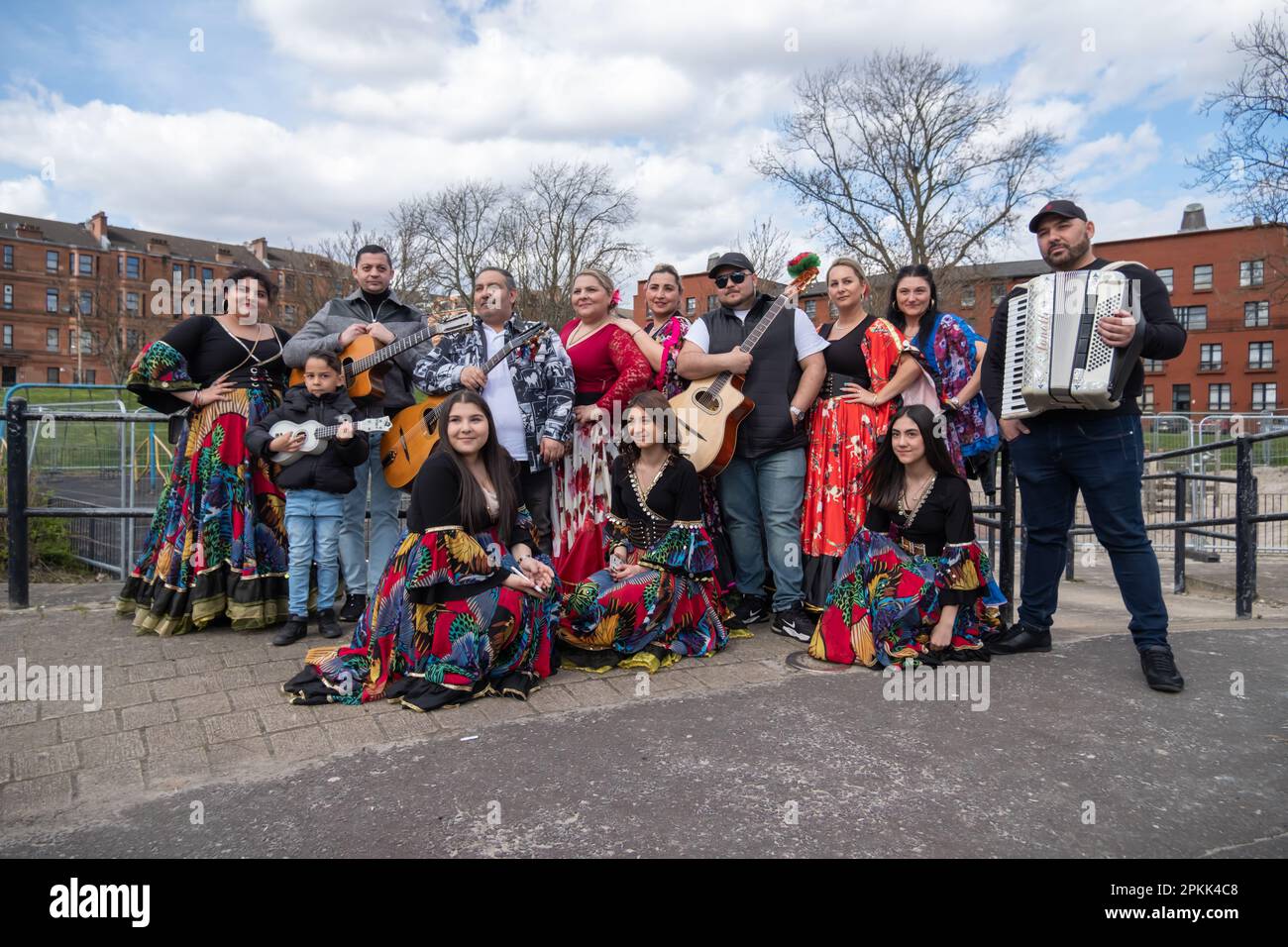 Glasgow, Scotland, UK. 8th April, 2023: The annual International Roma ...