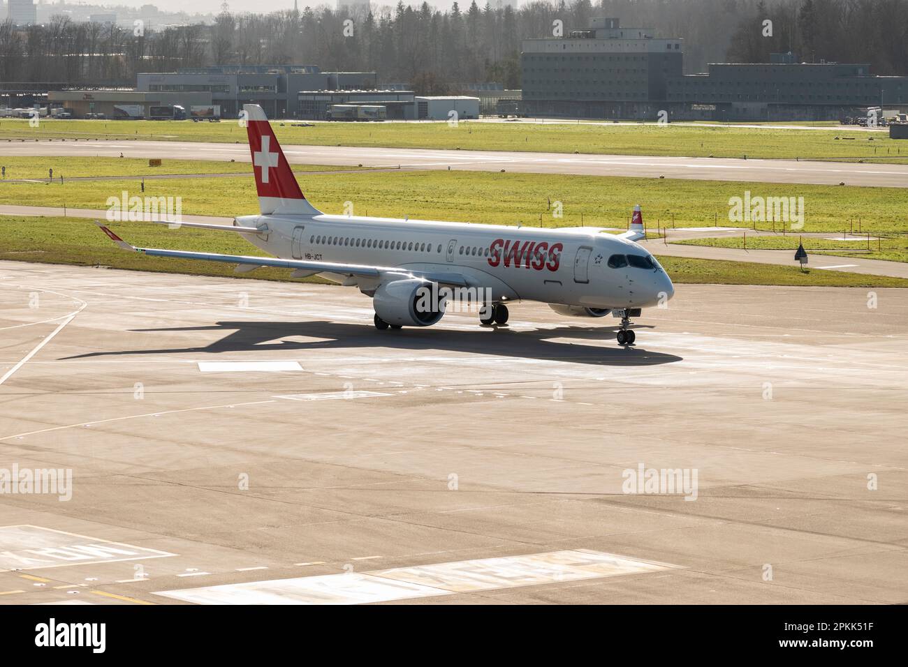 Zurich, Switzerland, January 2, 2023 Swiss international airlines ...